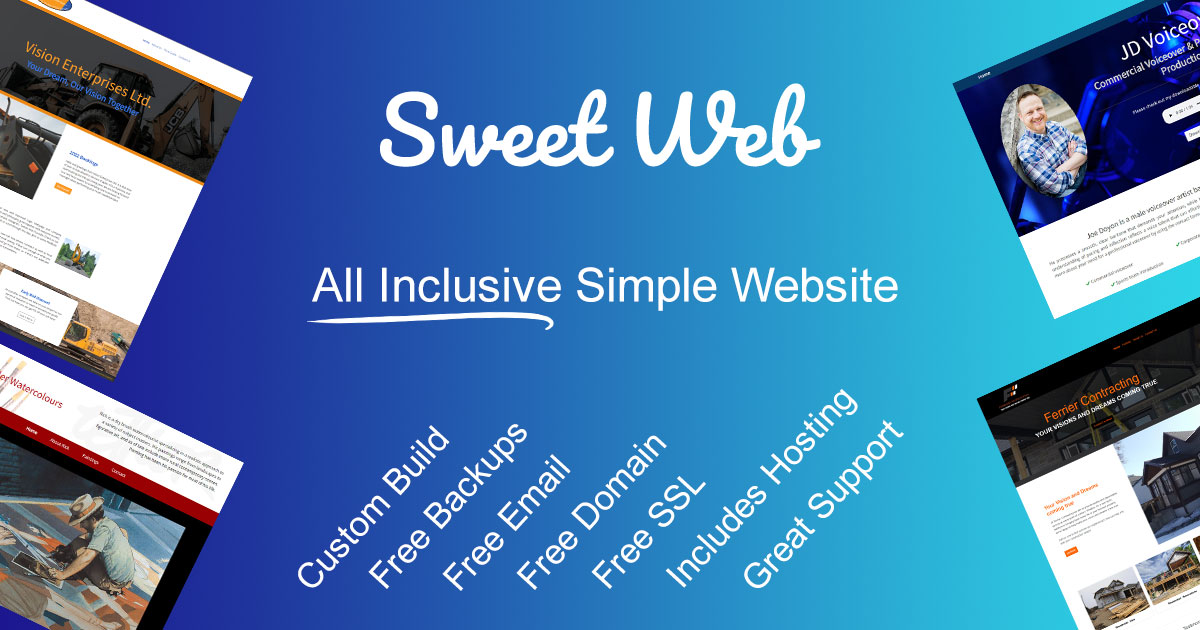 Affordable Websites for Small Businesses in Ontario | Sweet Web